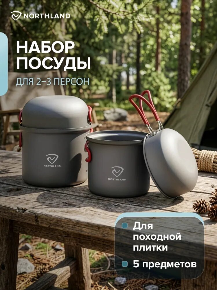 Набор посуды Northland 0.3 л, 0.7 л, 0.8 л, 1.2 л