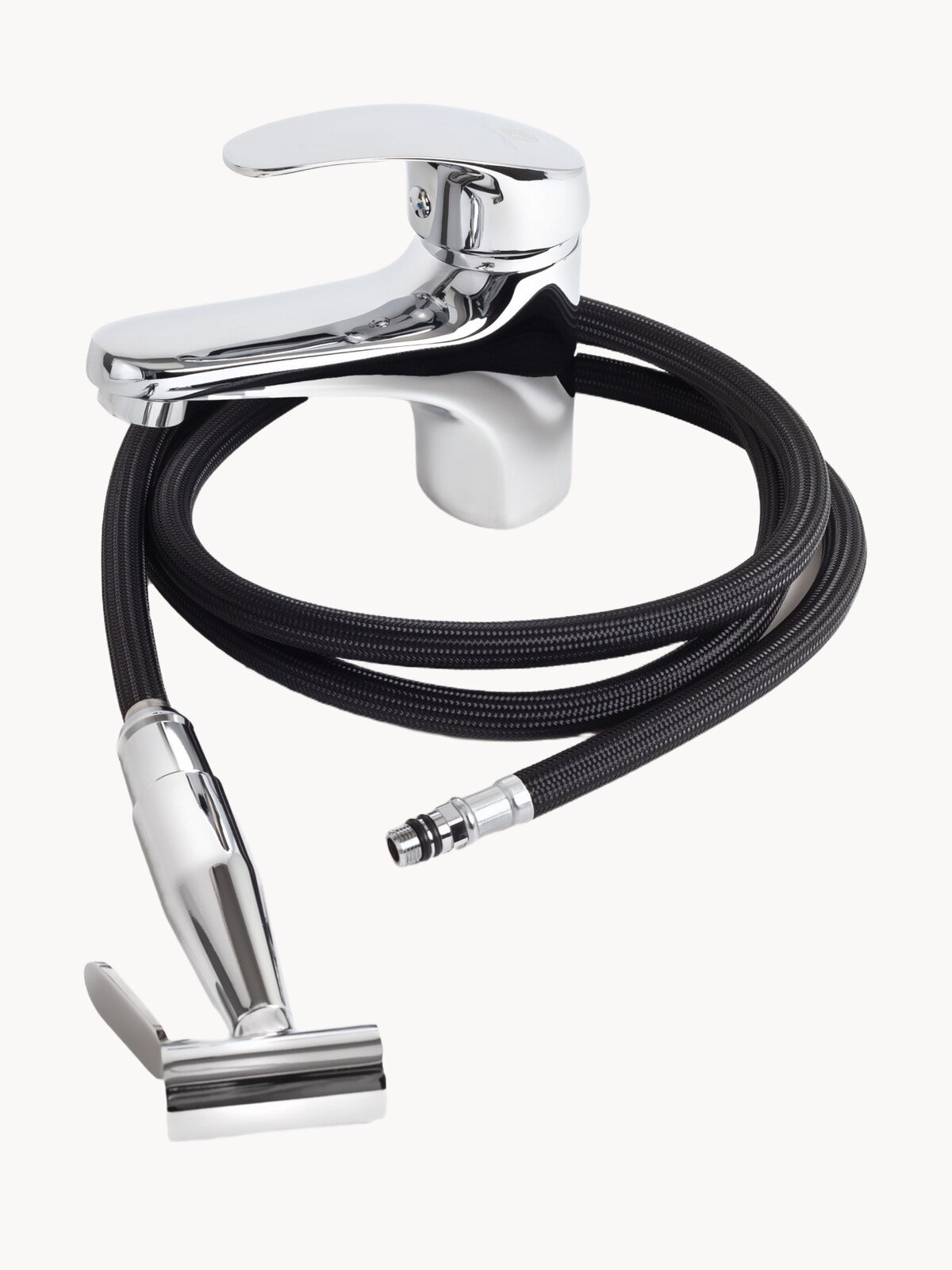 Смеситель DIVINO LUX , латунь/силумин, рычажный, гигиенический душ