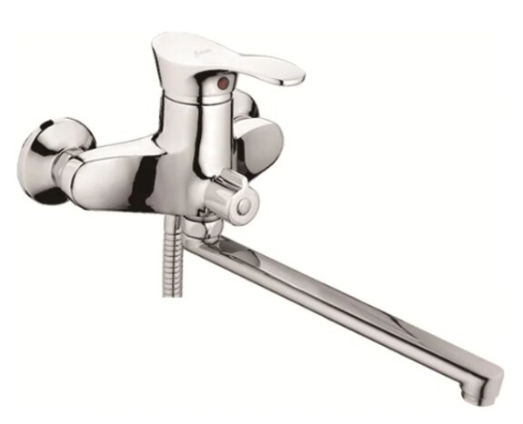 Смеситель Ledeme L2202B-01, с аэратором, однорычажный, вертикальный монтаж