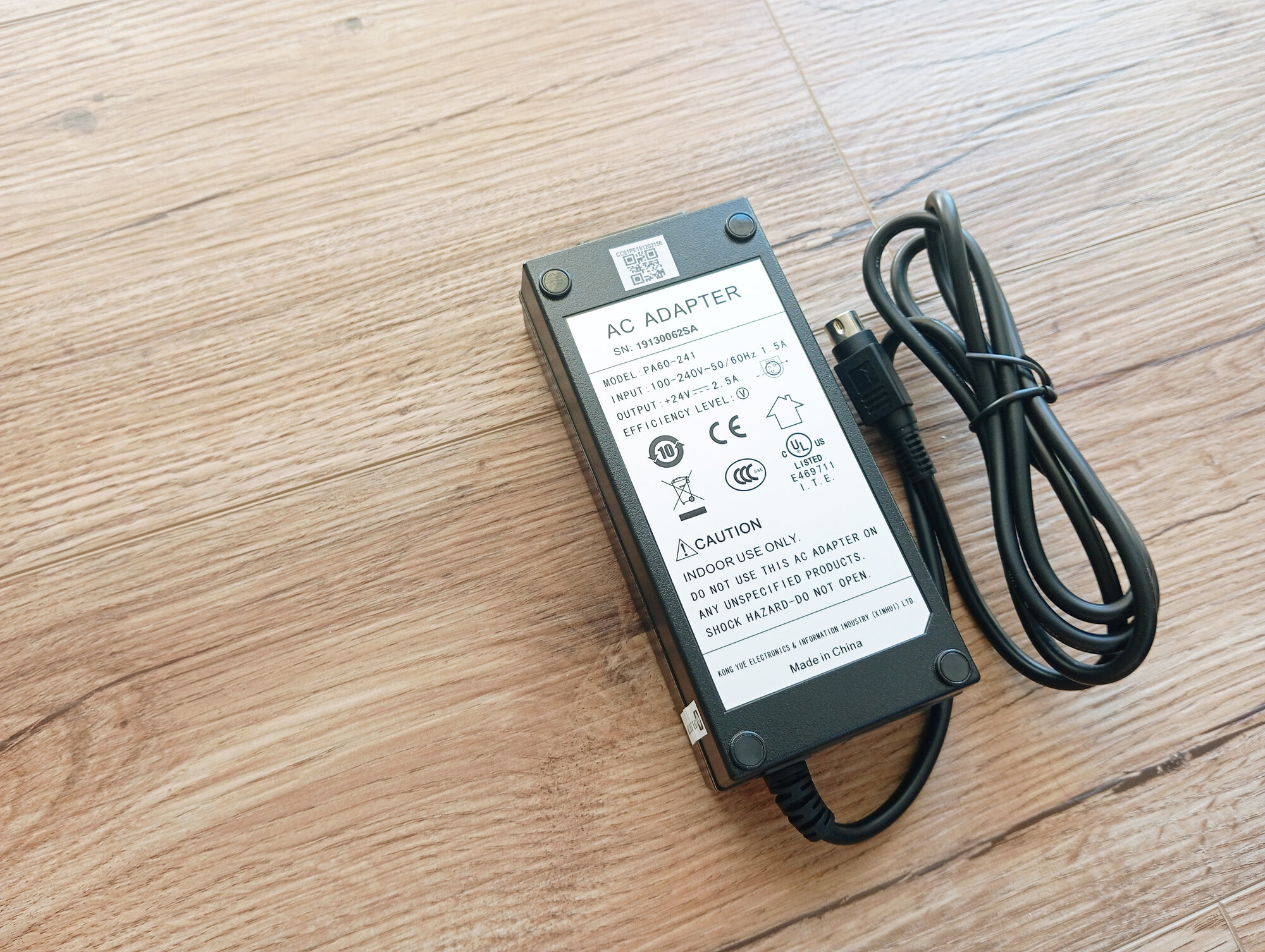 Блок питания АТОЛ Fprint 22ПТК (22Ф) для фискального регистратора / онлайн кассы (адаптер 24V ориг)