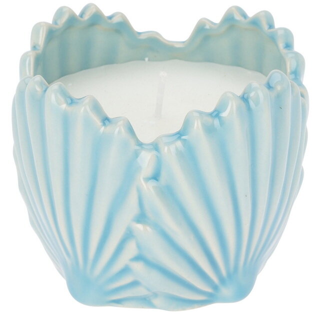 Декоративная свеча Seashell 9 см голубая, Koopman (Купман), 95242000-2