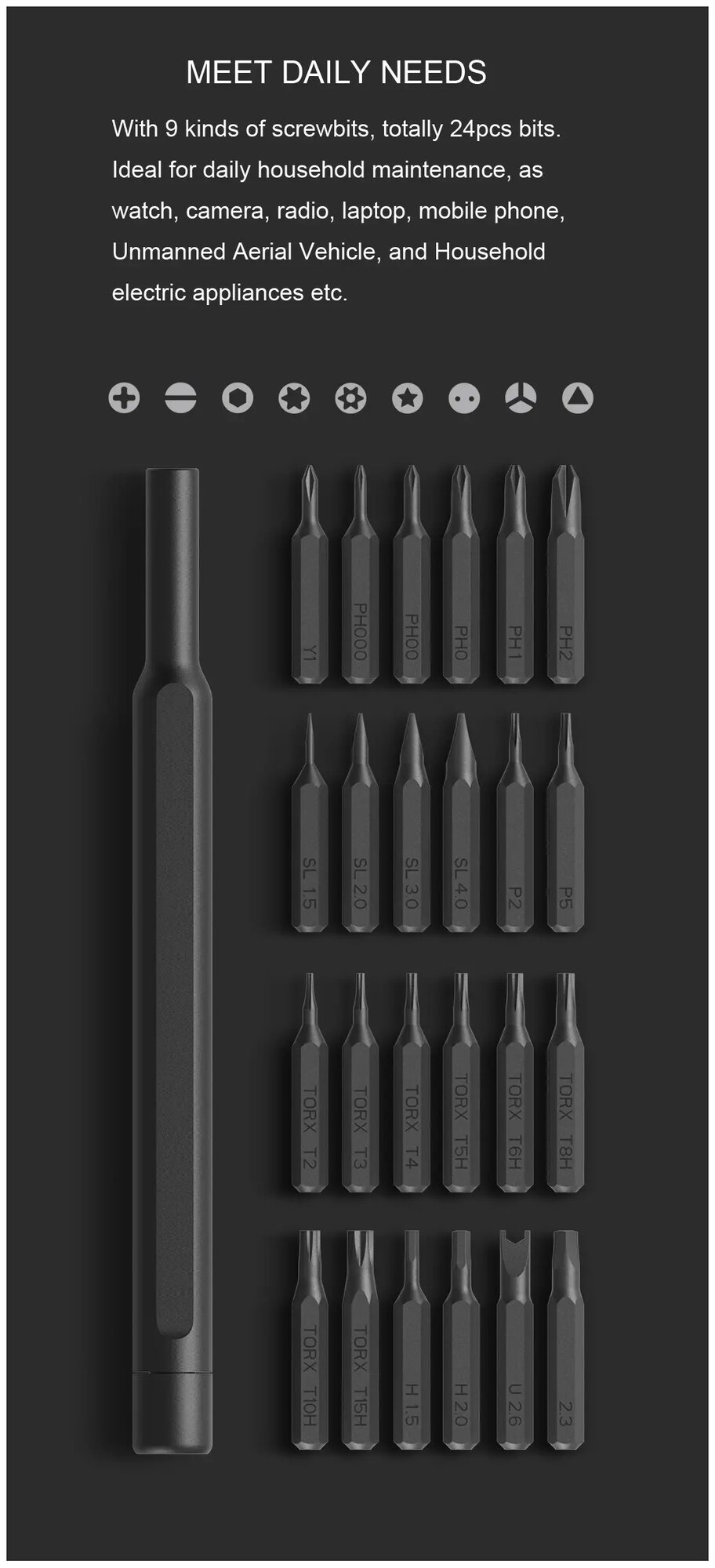 Mijia Precision screwdriver set DZN4020CN