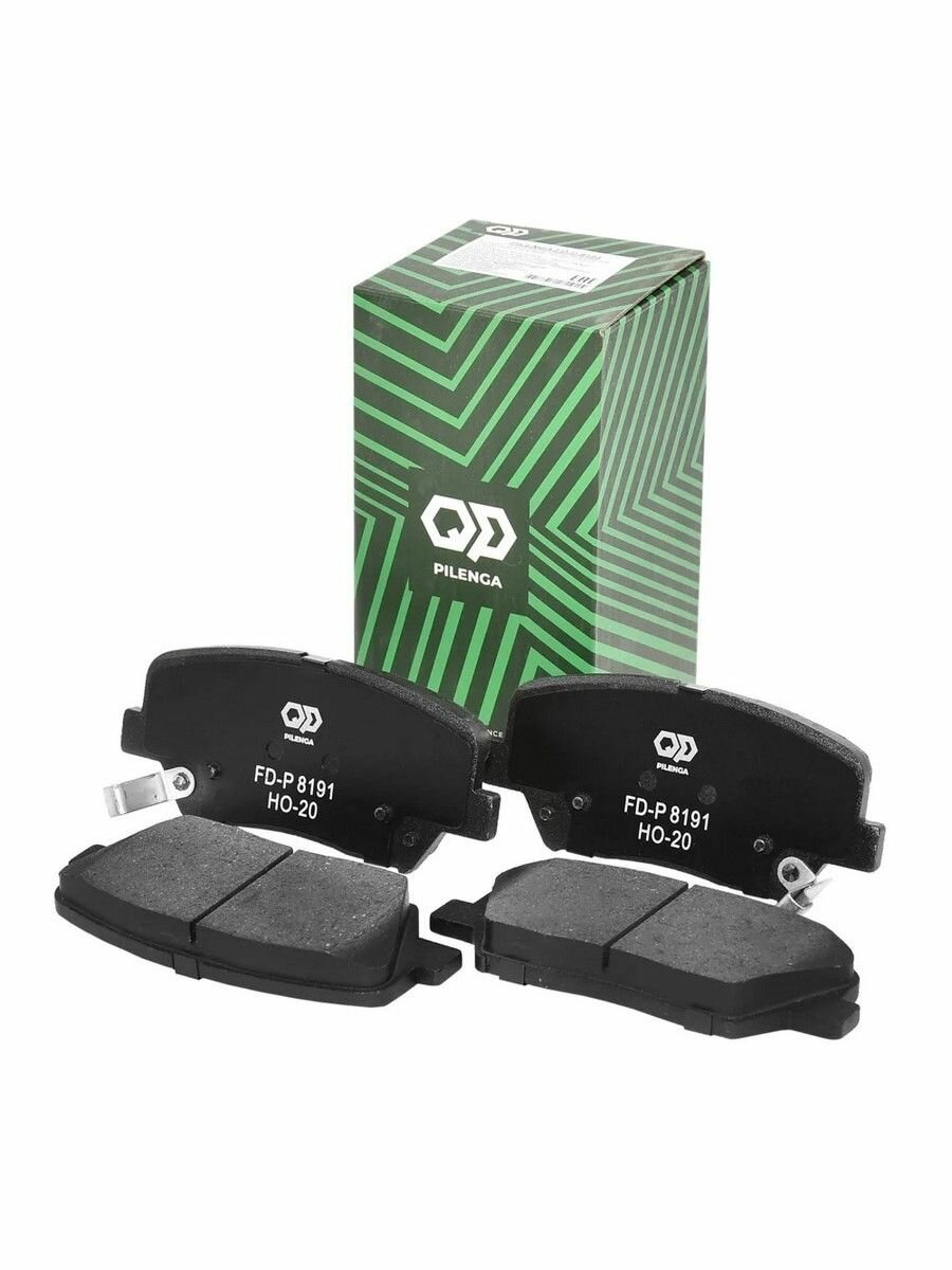 Тормозные колодки дисковые передние Pilenga FDP8191 для Hyundai Solaris, Kia Rio III