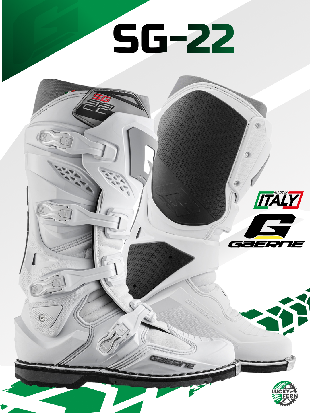 Мотоботы Gaerne SG-22 White 43