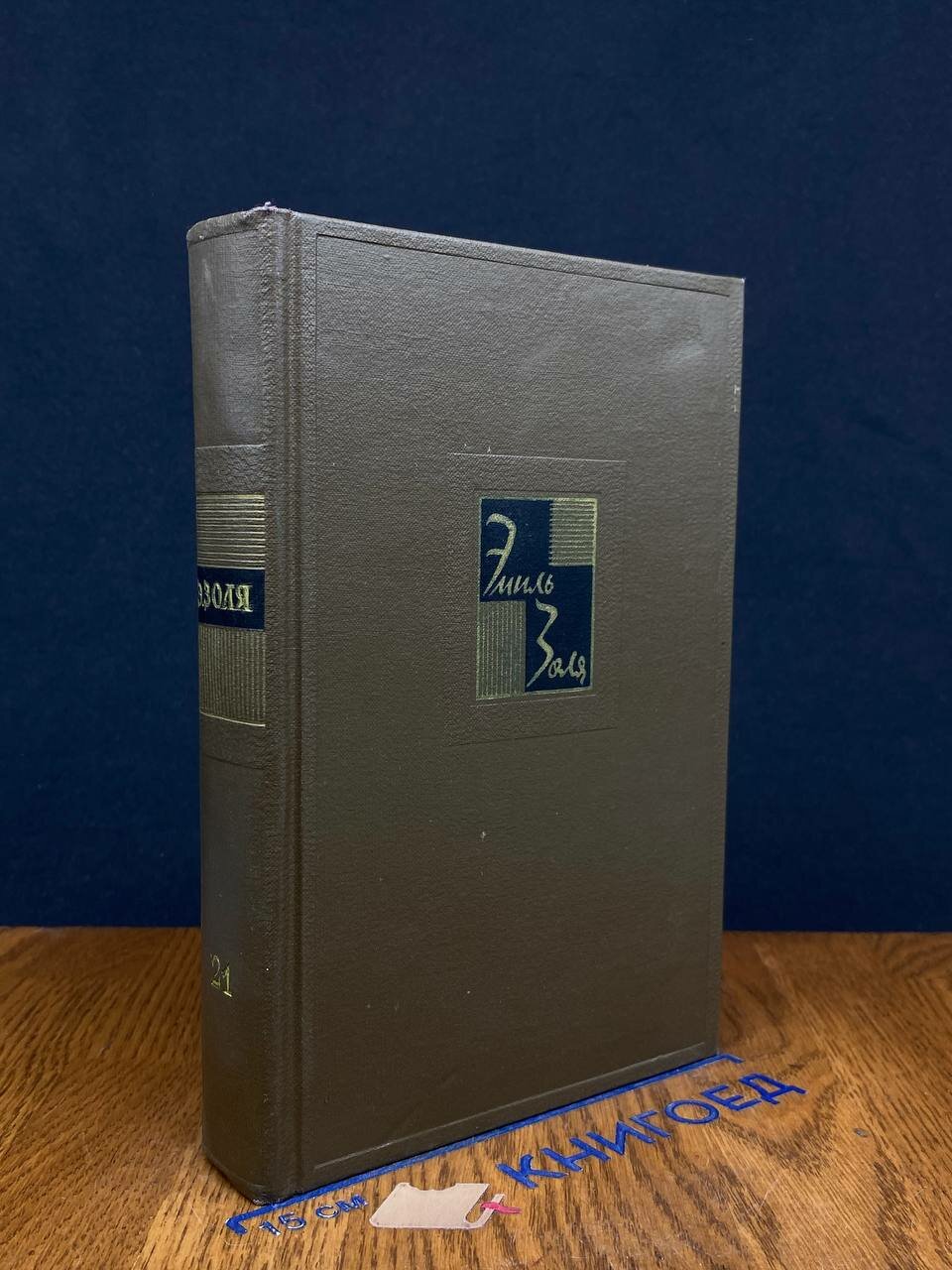 Книга. Эмиль Золя. Собрание сочинений в 26 томах. Том 21 1966 (2043777380539)