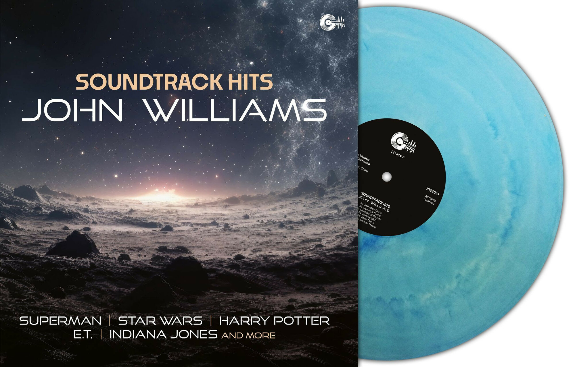 Evan Christ (Cottbus State Theater Philharmonic Orchestra) – John Williams: Soundtrack Hits [White / Blue Marble Vinyl] (LP)