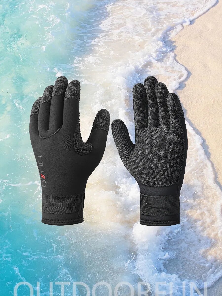 Водолазные перчатки из кевлара толщиной 5 мм, износостойкие, устойчивые к порезам и ударам