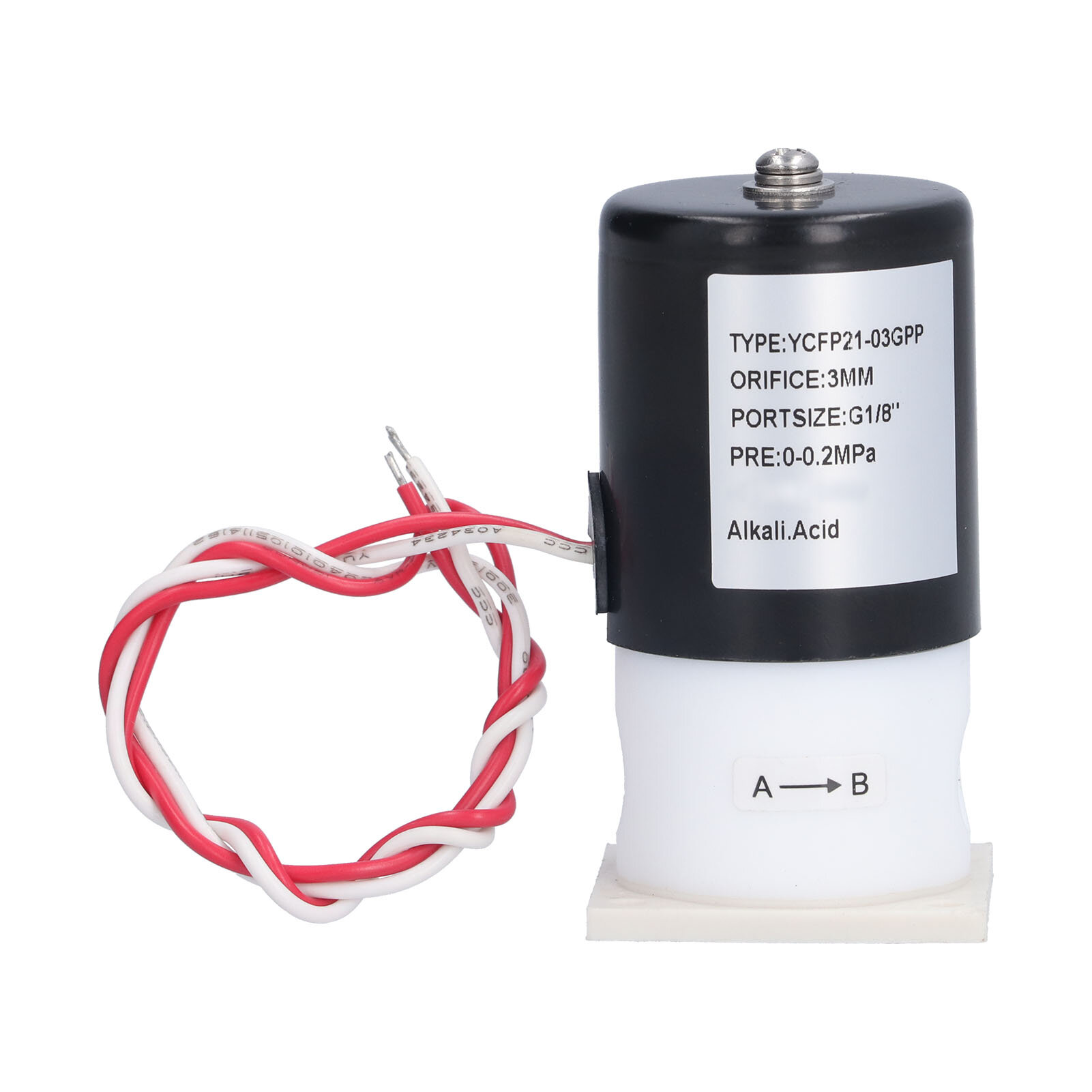 Соленоидный клапан постоянного тока AC Теплоиспательный рассеянный