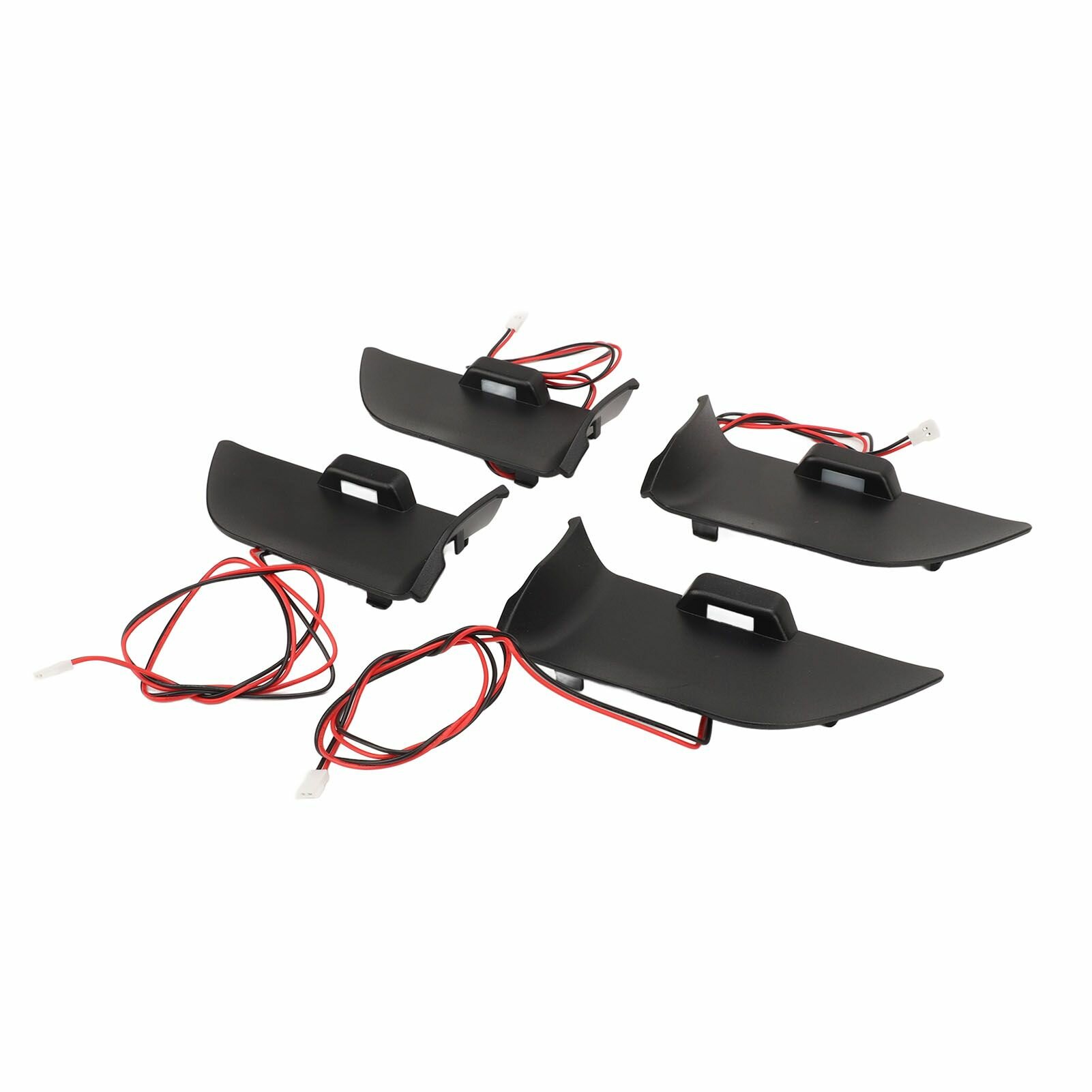 Светодиодная подсветка внутренней ручки двери с романтической атмосферой, энергосберегающая, подходит для 4-го поколения, ABS + металл