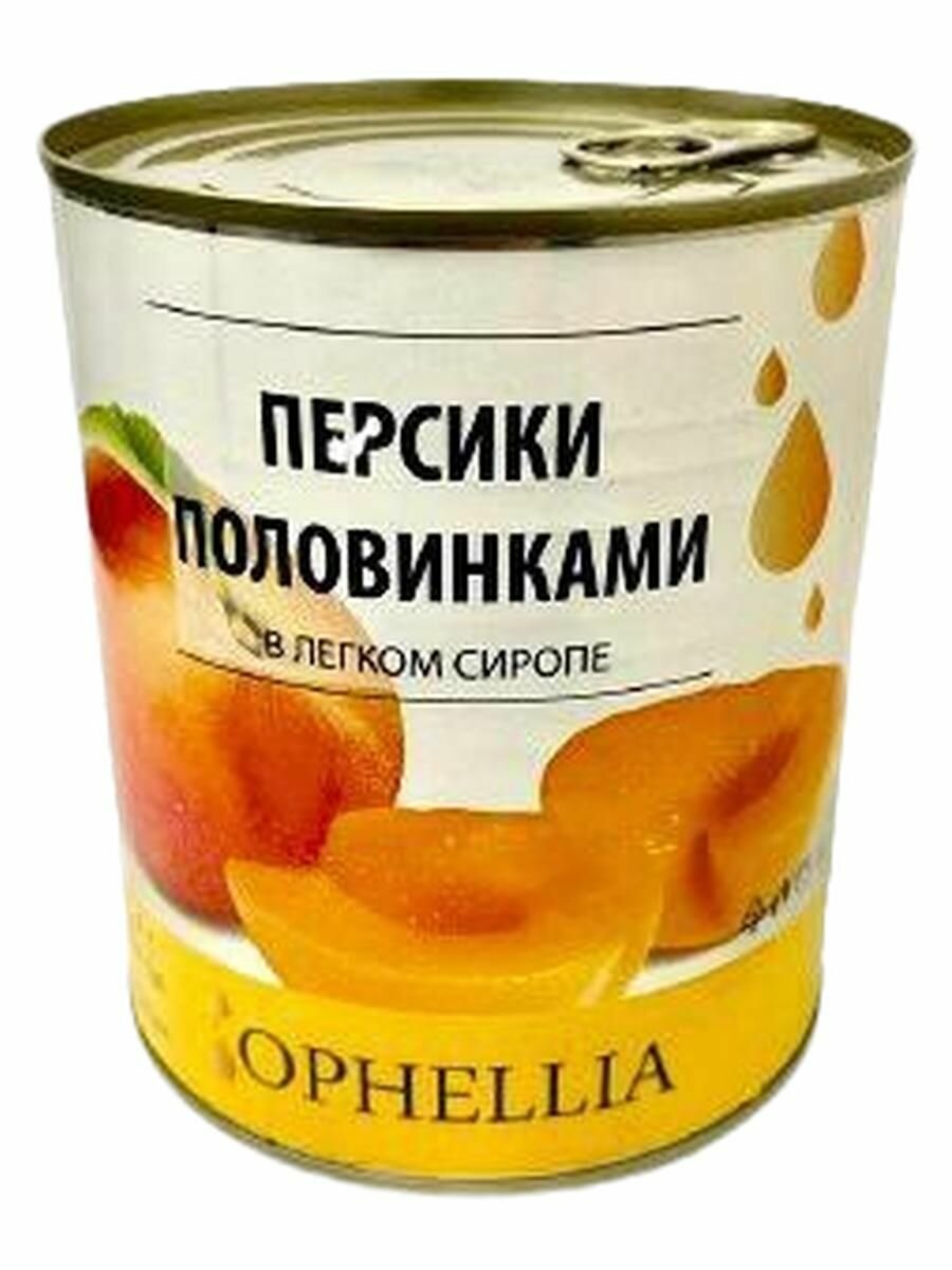 Консервированные половинки персиков