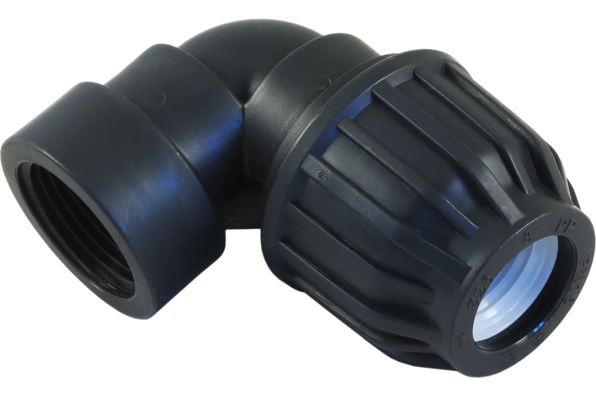 Heisskraft колено 90° с внутренней резьбой 32x3/4 для труб ПНД 11503220, резьбовой фитинг