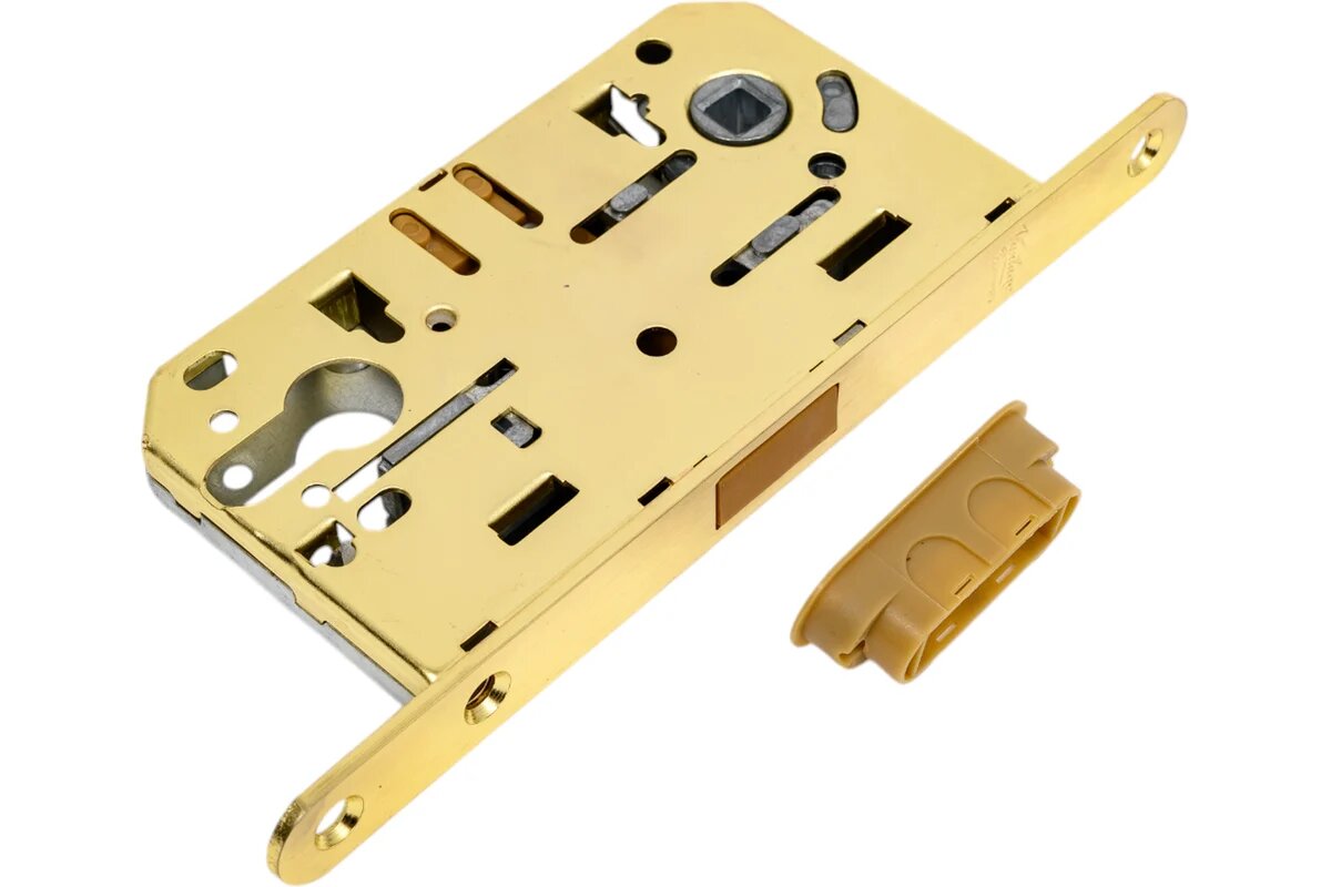 Вантаж MC85SB Замок под цилиндр магнитный матовое золото надёжное запирание