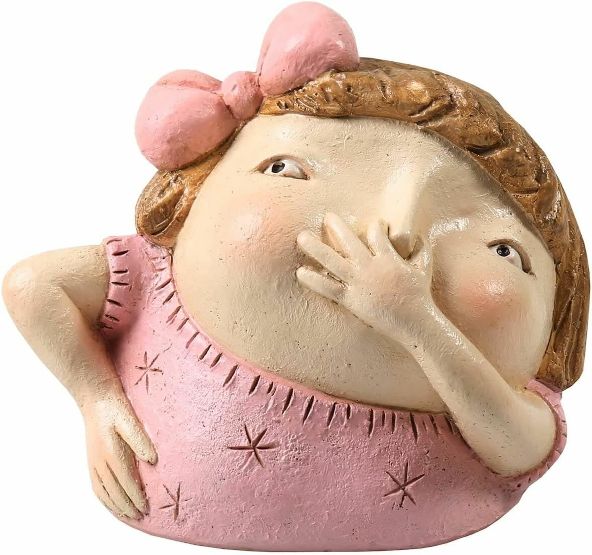 Забавные украшения для ванной комнаты, дети щипают нос, статуя из смолы