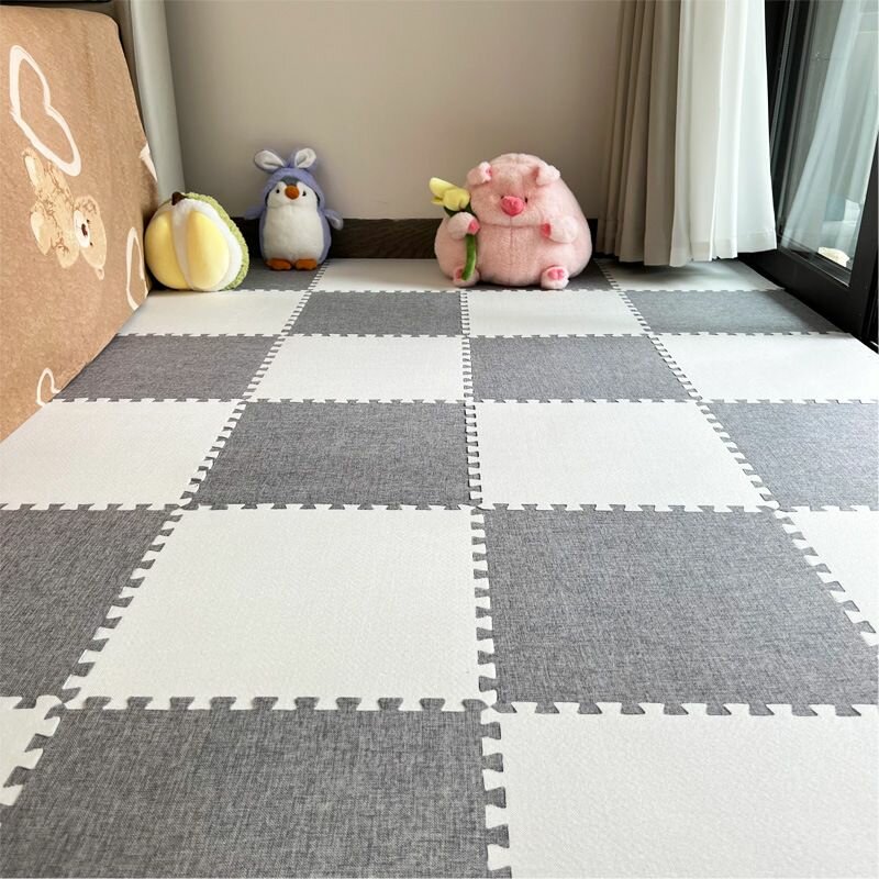 Мат спортивный, 30x30x1 см, нескользящее, EVA, Применение нескольких сценариев, 10 таблеток