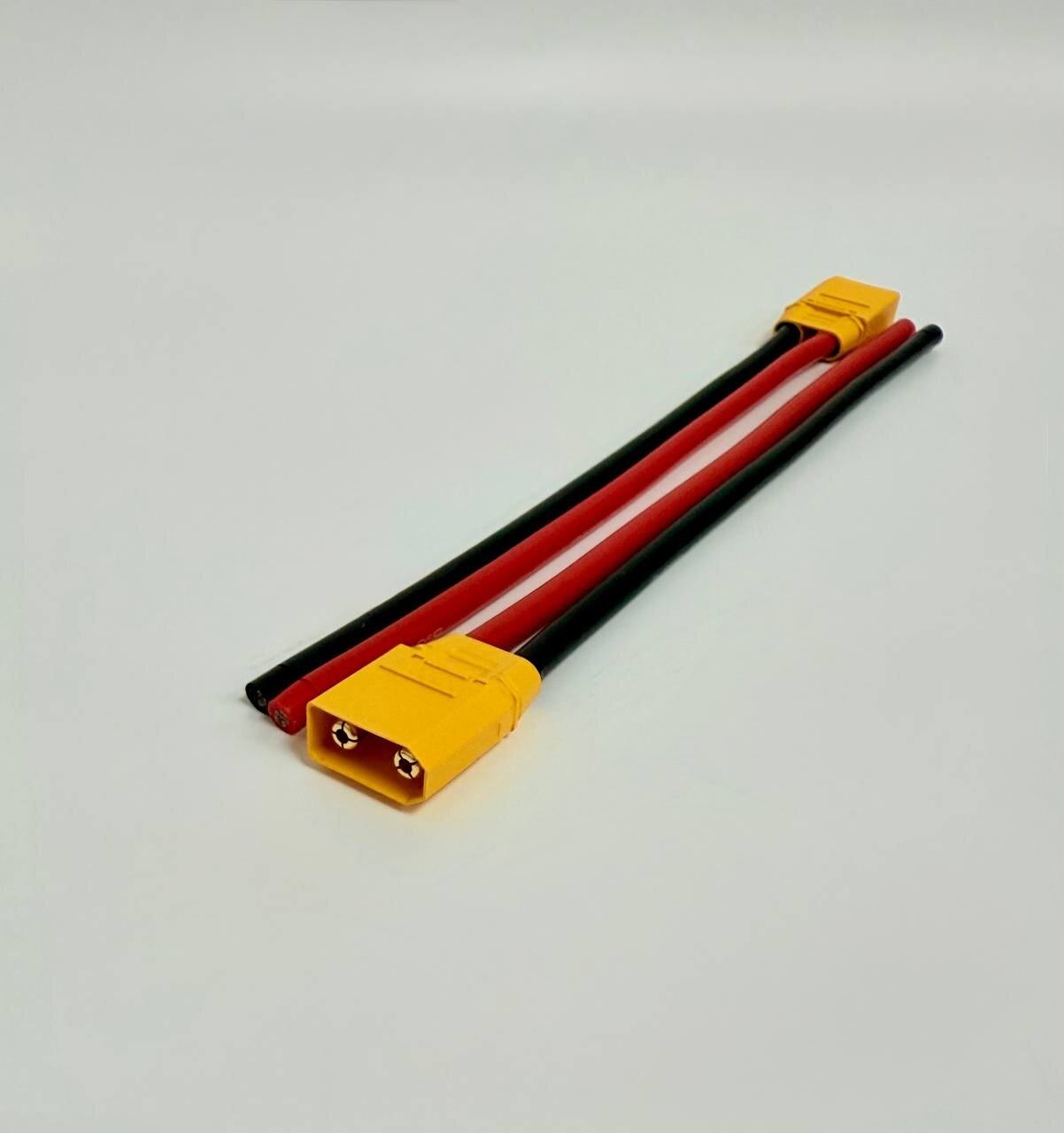 Силовой разъём XT90H M (папа) с проводом 10AWG (20см) - 2 шт