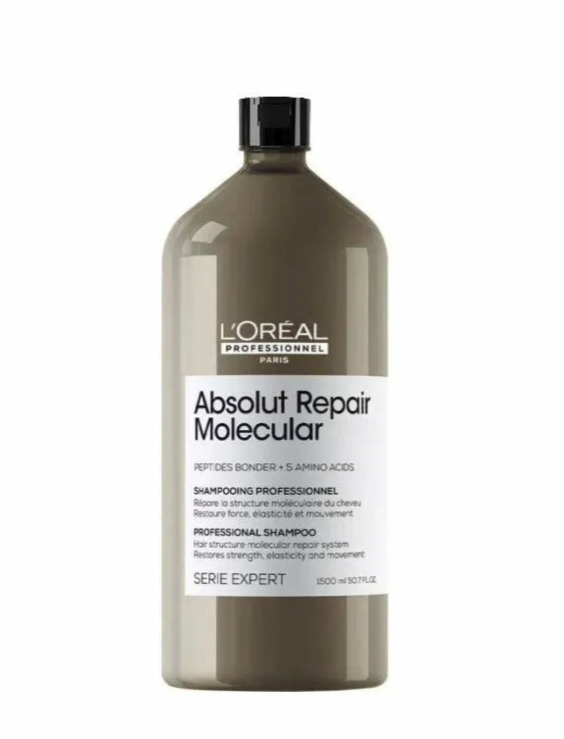 L'Oreal Professionnel Absolut Repair Molecular Бессульфатный шампунь для молекулярного восстановления волос 1500 мл