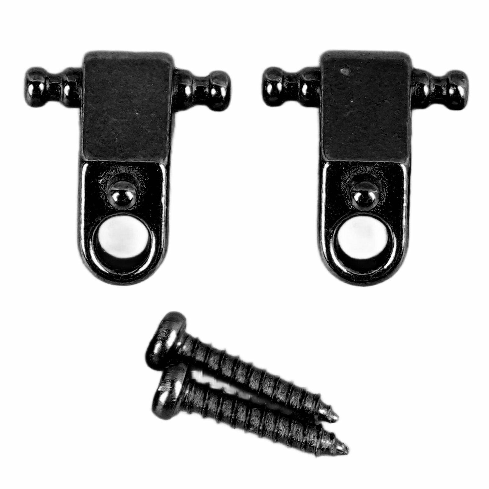 Роликовый фиксатор струн для гитары, металлический фиксатор направляющей струны для электрогитары, сменный, черный