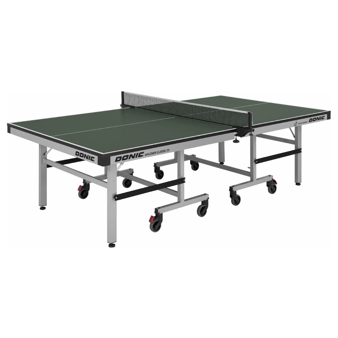 Теннисный стол Donic Waldner Classic 25, складной, антибликовое покрытие, зеленый