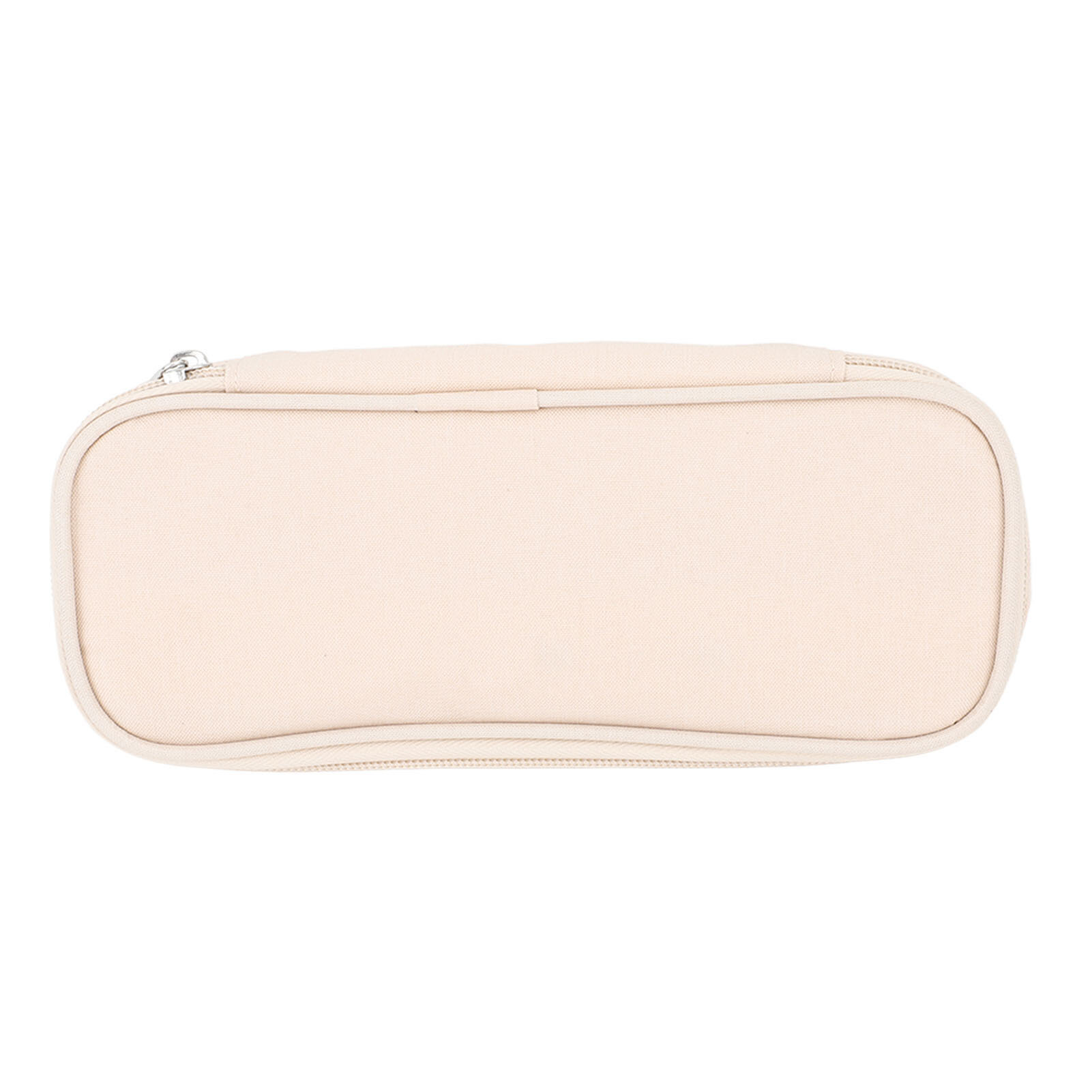 Вместительный пенал для карандашей, ручек, простая канцелярская сумка с сетчатым карманом для подростков, взрослых, студентов, школьников, студентов, офисных работников, желтого цвета.