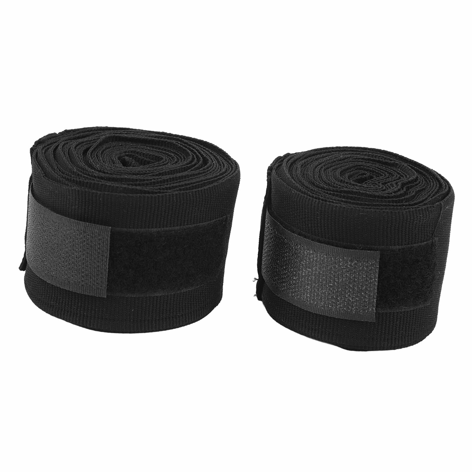 Шт. боксерские бинты хлопок 5 м быстросохнущие полуэластичные крючки-петли дизайн спортивные бинты для кикбоксинга Муай Тай черный