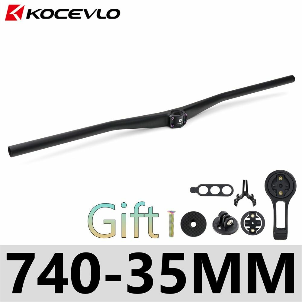 Интегрированный руль из углеродного волокна для горных дорог, велосипедный руль MTB AM XC, черная велосипедная ручка 720/740/760/780/800 мм