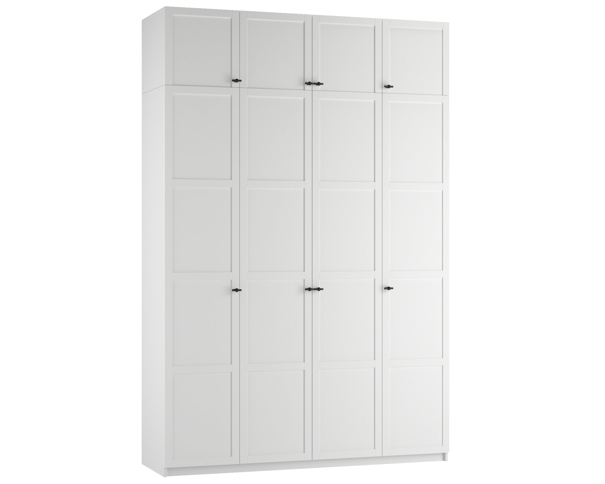 Шкаф распашной для одежды " Берг 8" 160х240х50 Белый / Лотос