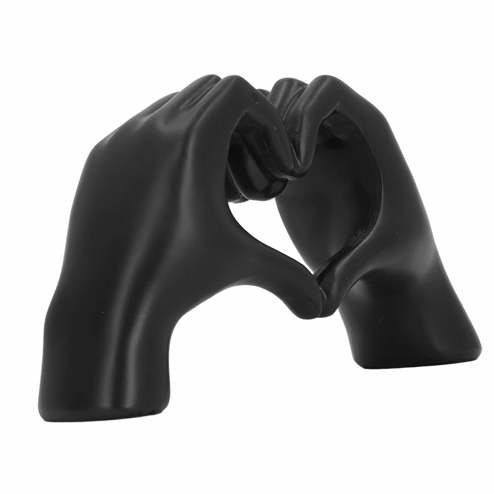 Скульптура в виде сердца и рук из смолы, эстетическое украшение для жестов, современный знак любви, художественная фигурка, украшение для полок журнального столика, свадебный офисный стиль 1