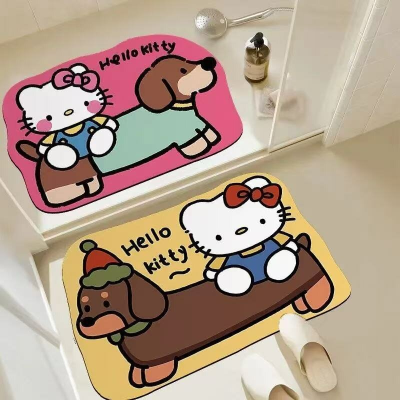 Ковер для ванной комнаты Hello Kitty, коврик для спальни, 40x60 см, две упаковки, стиль 8