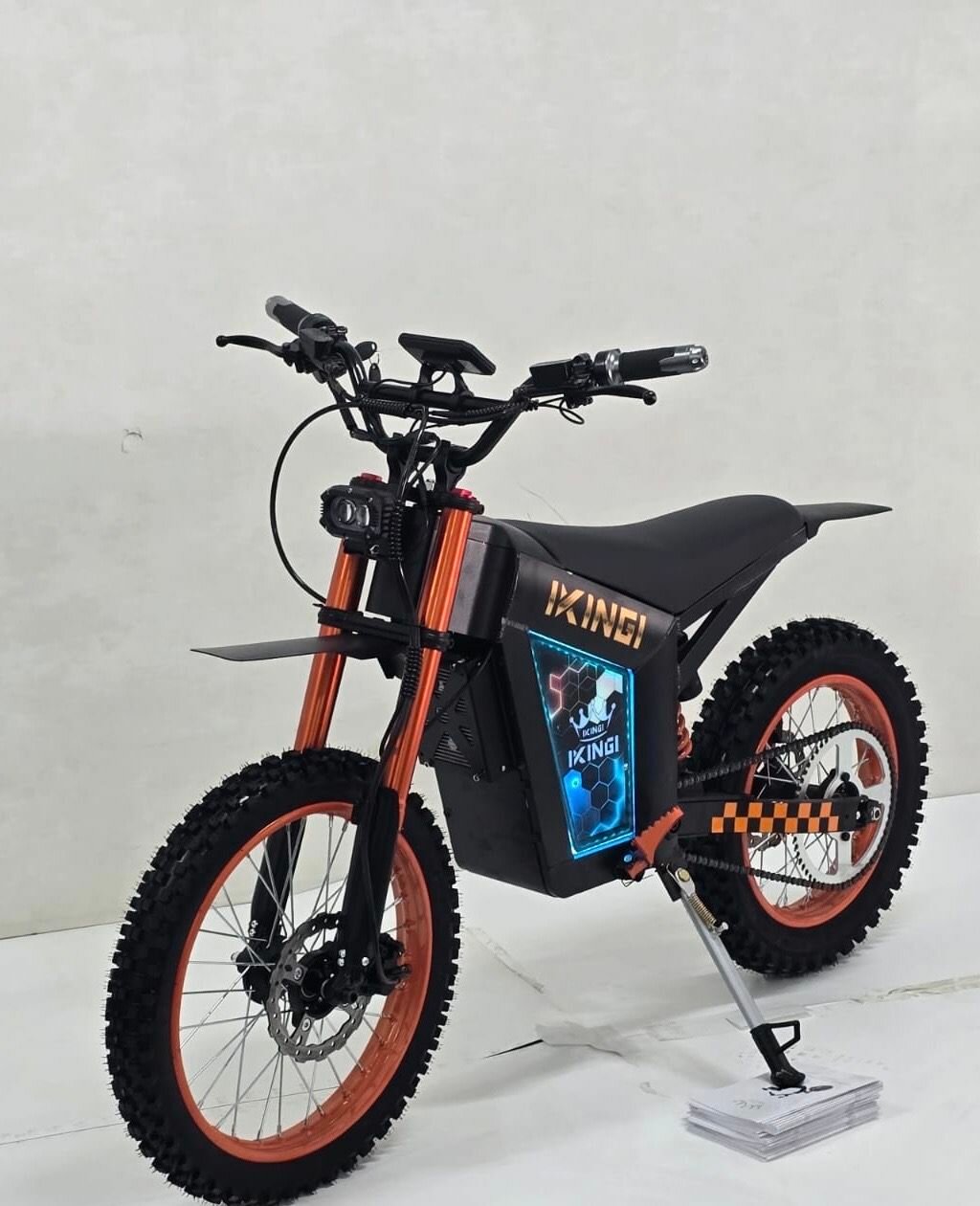 Электромотоцикл Электропитбайк Питбайк Ikingi Wish 01 1500W, 52V/28AH