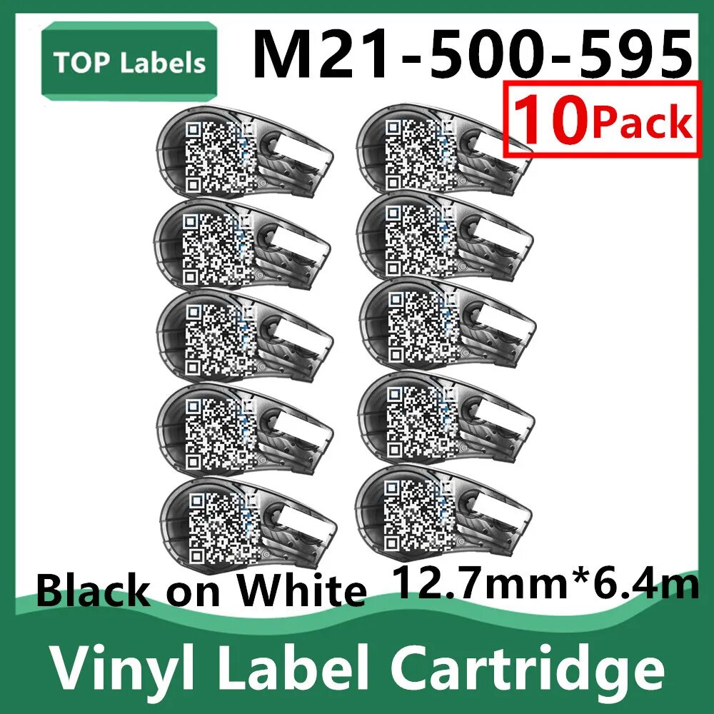 Маркировочный картридж ZHXINYUE M21-500-595 для принтера BMP21 10 Pack M21 500 595
