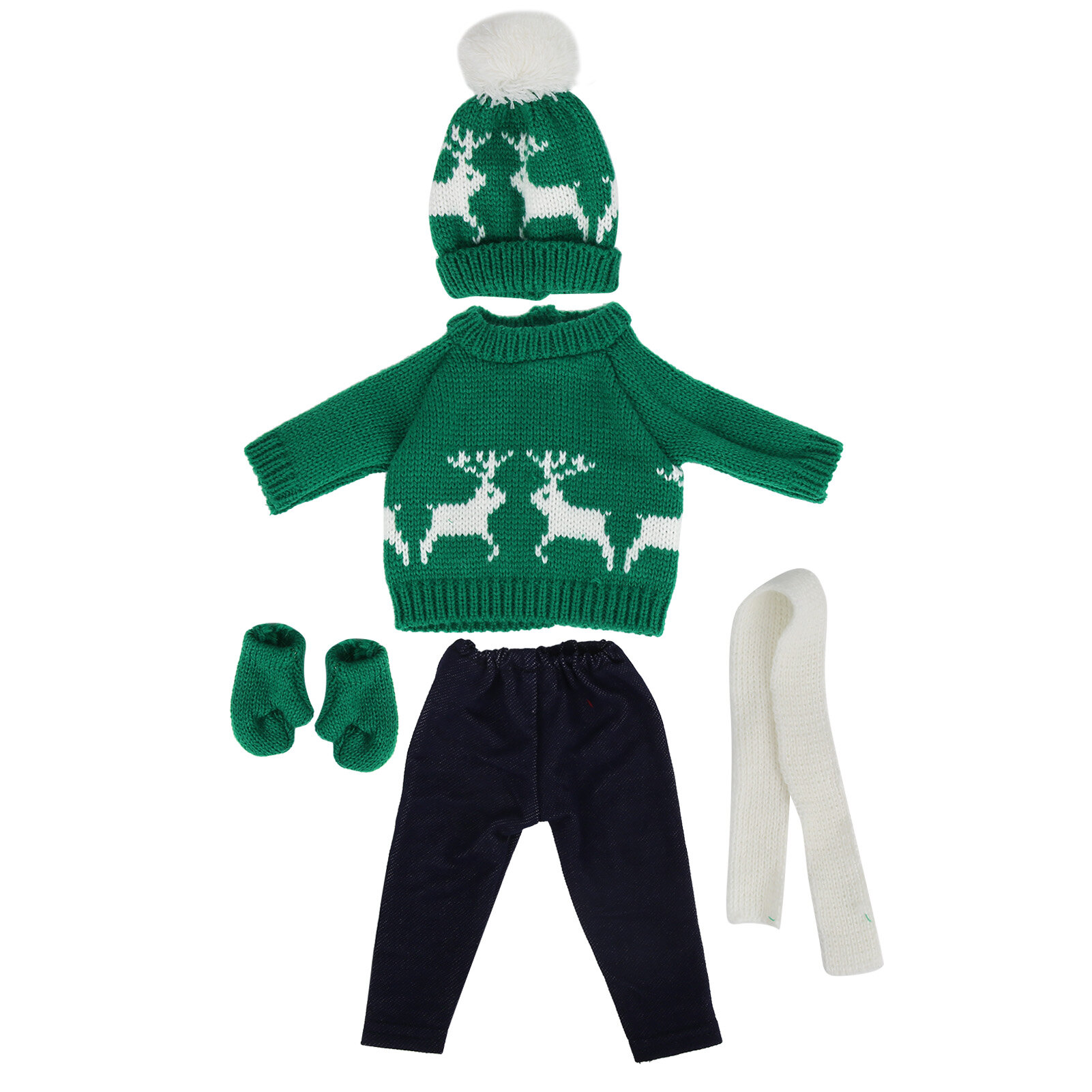 Детская кукольная одежда рождественские брюки шляпы аксессуары куклы для 18 дюймов Dollq18-785
