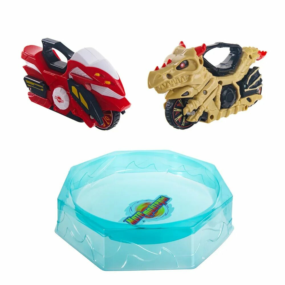 Игровой набор боевых мотоциклов MOTO FIGHTERS , Мотофайтер, Небула и Дракон, MT0109