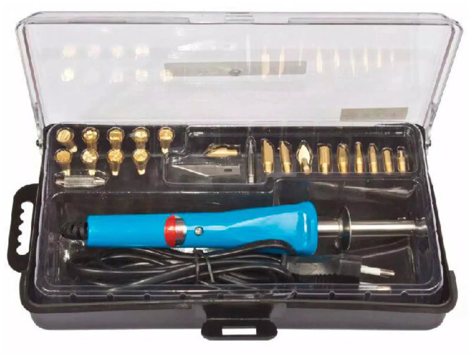 Набор для выжигания Zhongdi ZD-972A футляр пластик 19 насадок