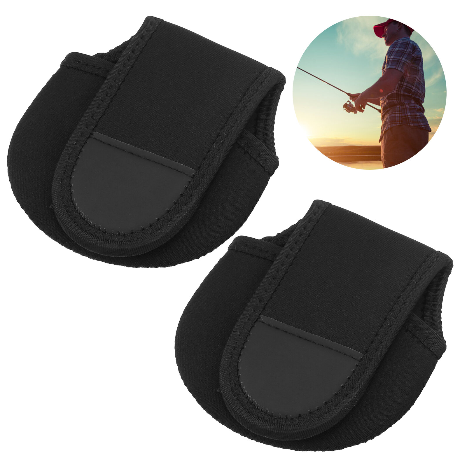 2 шт. защитный чехол для катушки для приманки, водонепроницаемый защитный чехол для катушки для приманки