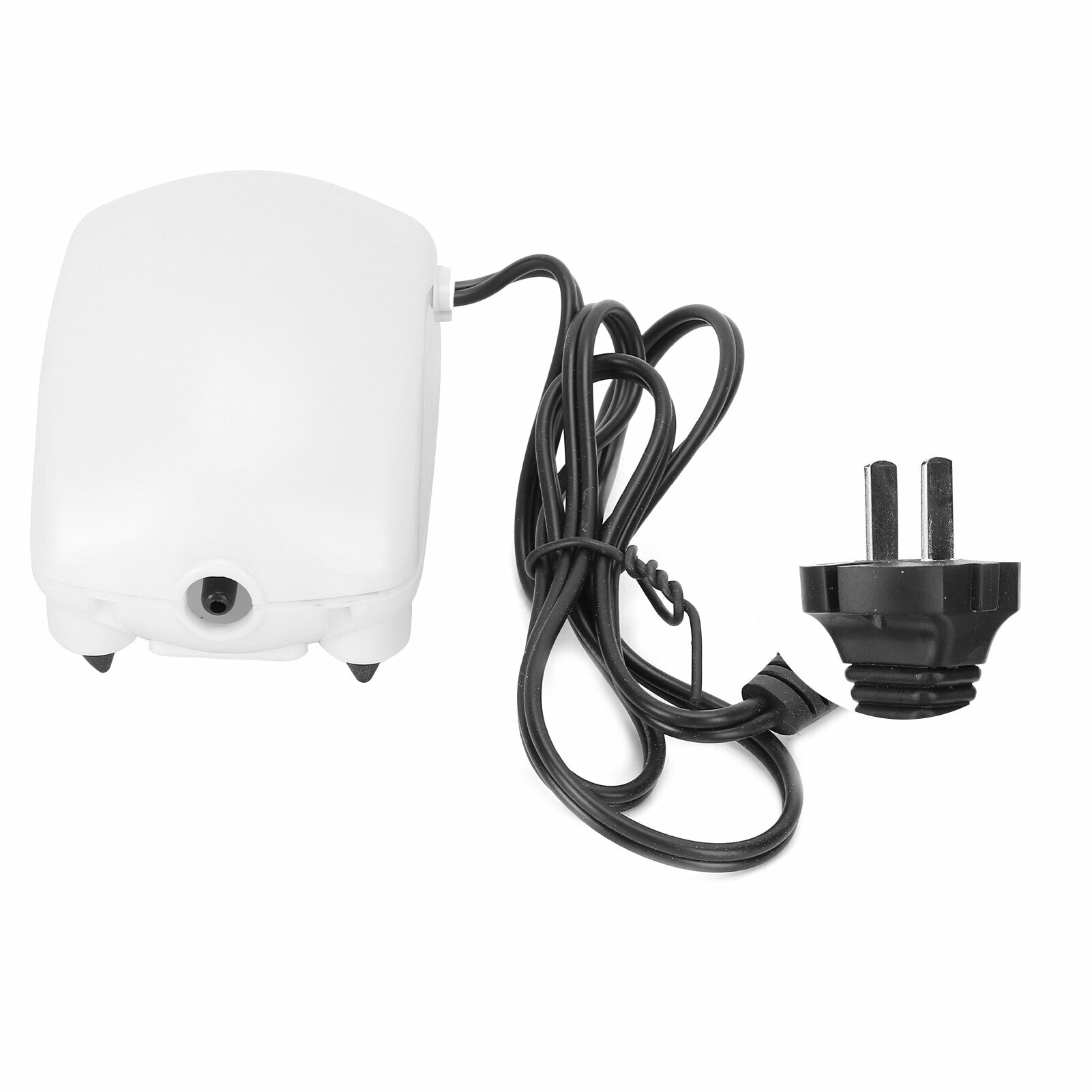 Кислородный насос, перезаряжаемый бесшумный кислородный насос с одним отверстием, аэратор для небольших рыб для аквариума, вилка стандарта США 110 В