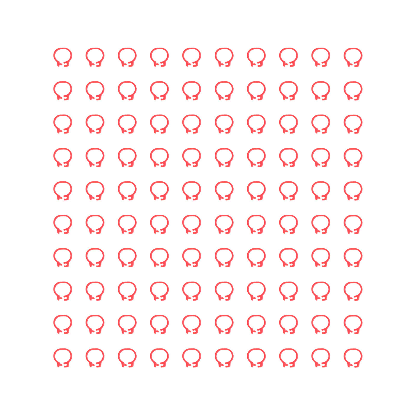 100 шт, 8 мм, идентификационные кольца для ног голубей, повязки на ноги птицы, без слов, принадлежности для голубей, красный