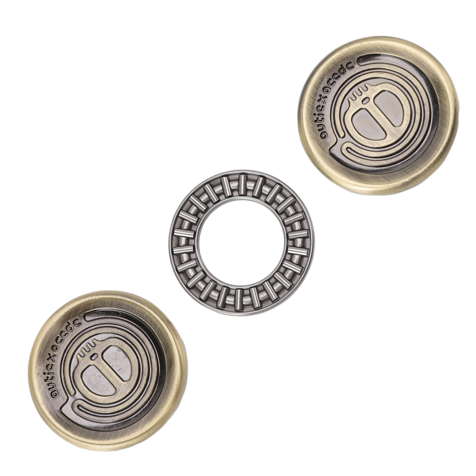 Devil Magnetic Push Slider EDC Stress Relief Metal Rotating Push Coin из нержавеющей стали, игрушка для пальцев, вес 52 г, размер 39x39x10 мм, для возрастов 14 лет и старше, 1 шт.