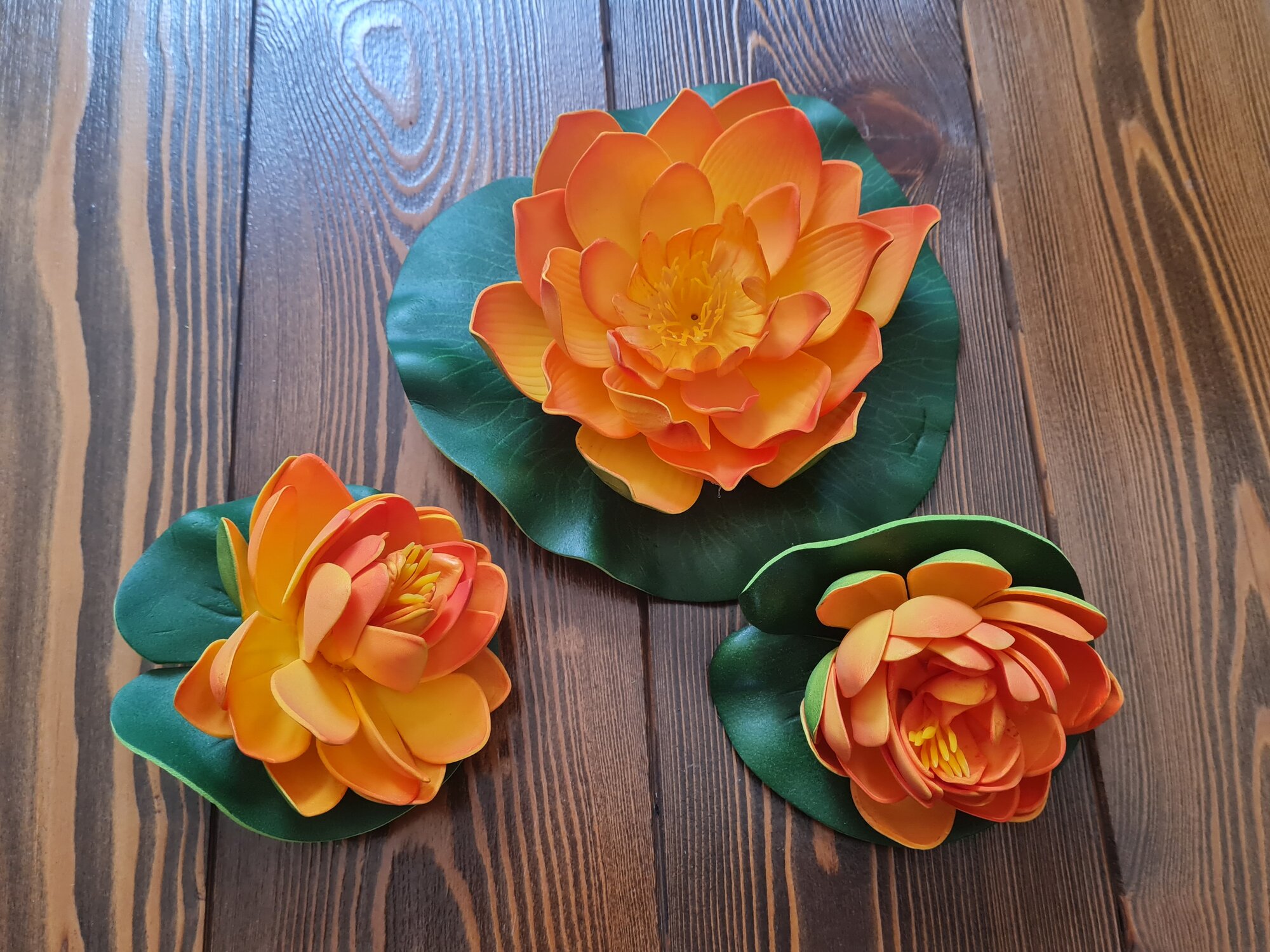 Набор кувшинок для пруда-3 шт