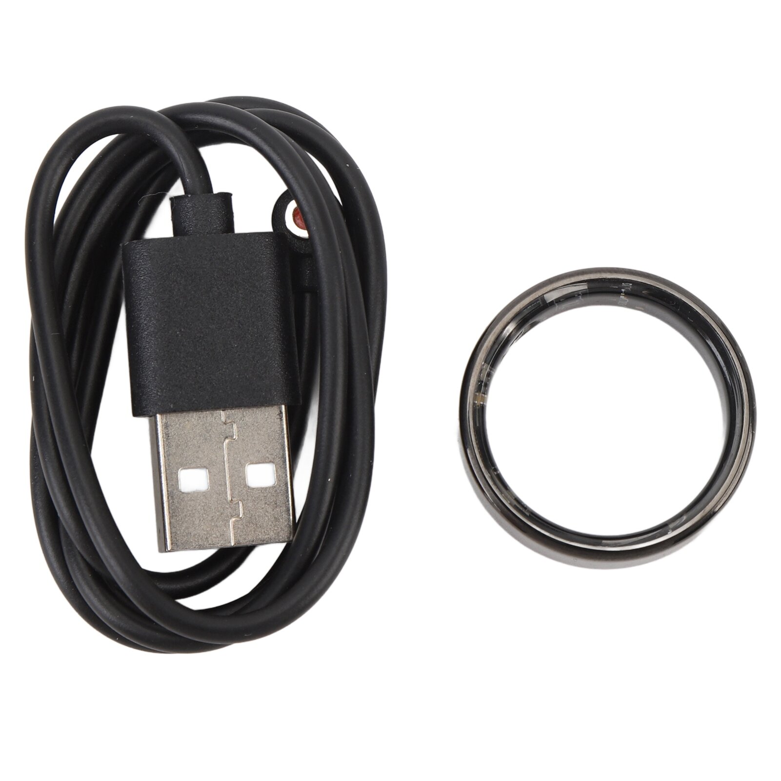 Умное кольцо для здоровья, счетчик шагов, Bluetooth 5,1, IP68, водонепроницаемое, с магнитной зарядкой, фитнес-трекер, кольцо с приложением для мужчин и женщин, 17,3 мм/0,68 дюйма