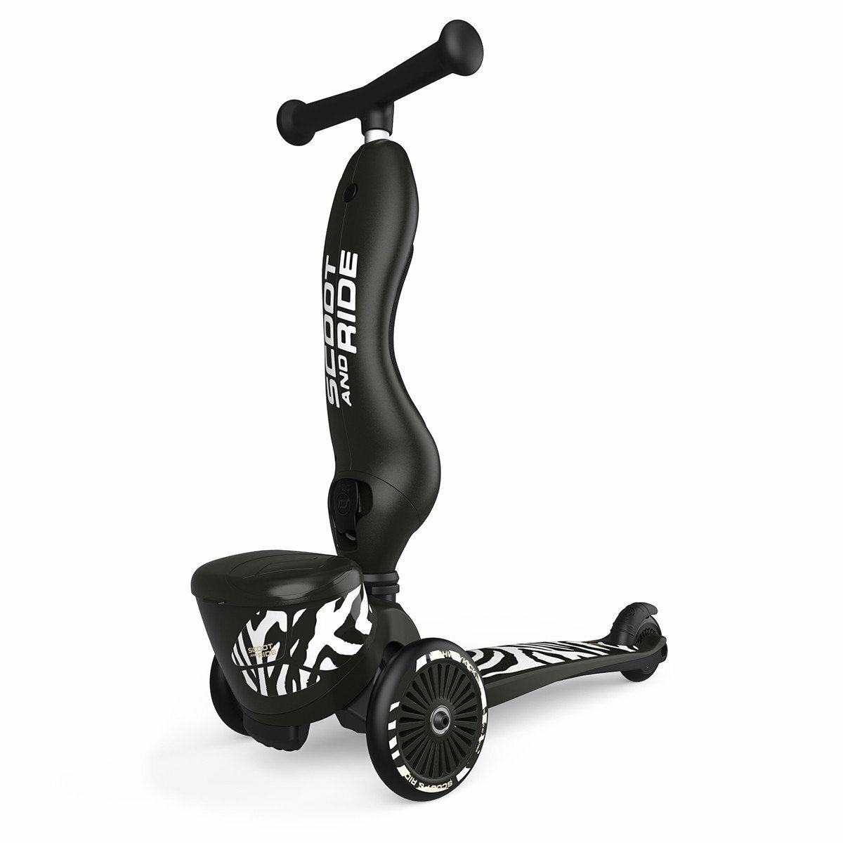 Детский трехколесный самокат Scoot&Ride HighwayKick1 LS 2в1