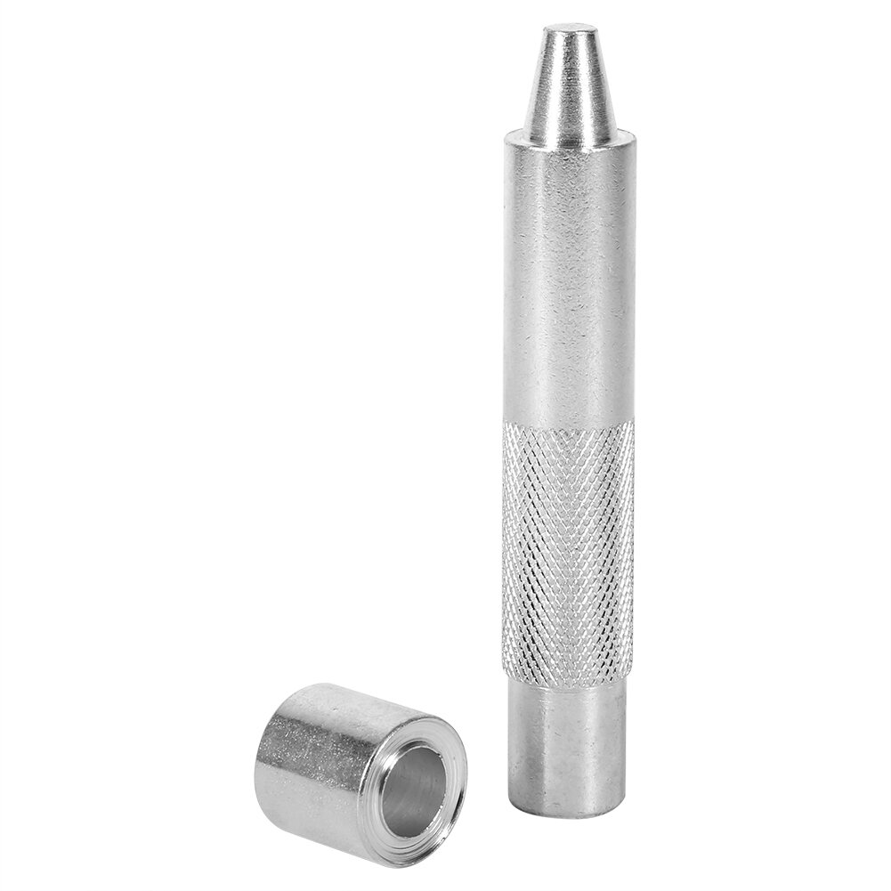 Инструмент для пробивания отверстий под люверсы для кожаных изделий, серебристый (1000#12 мм)