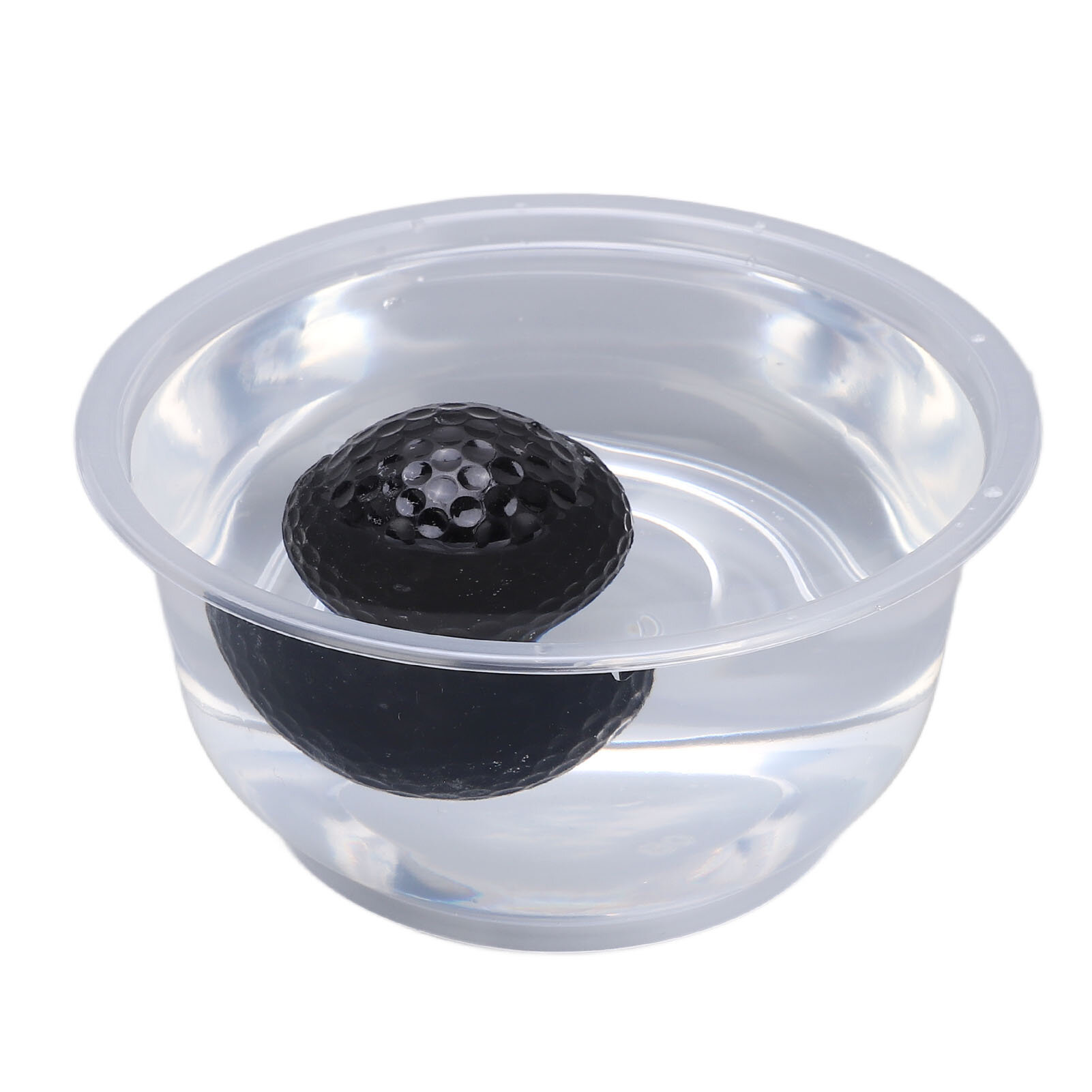 2-слойный плавающий мяч для гольфа, поплавок, водный диапазон, спортивные мячи для занятий гольфом на открытом воздухе, тренировочные мячи, черный