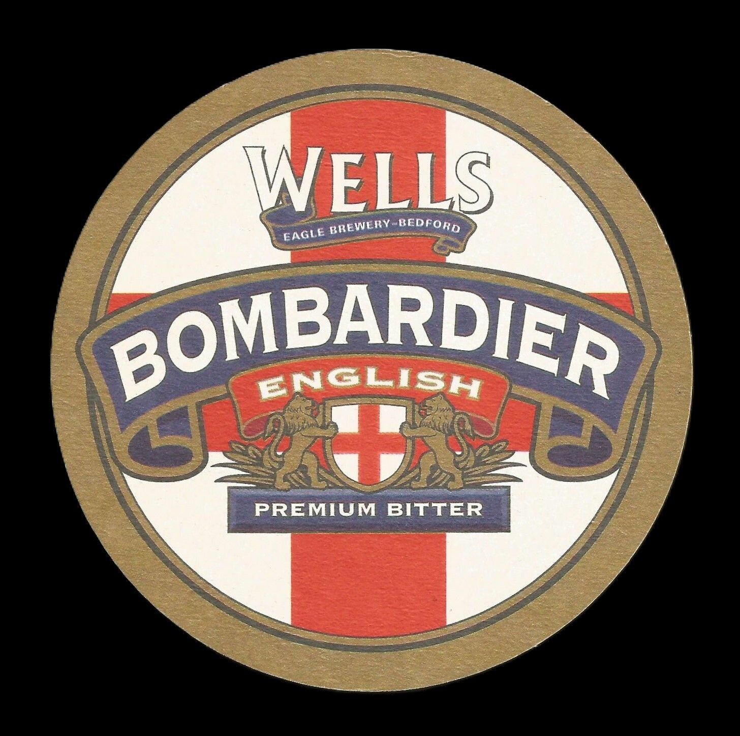 Бирдекель (костер) Bombardier Eagle Brewery Англия (подставка под пивной бокал)