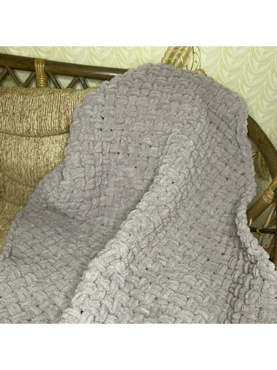 Плед детский вязаный 100см*100см