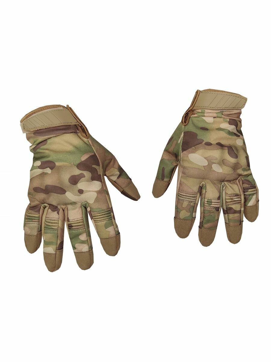 Перчатки тактические утепленные, цвет камуфляж