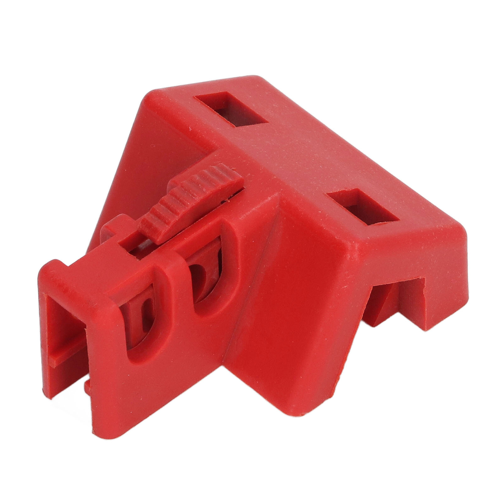 Двухполюсный автоматический выключатель с блокировкой, усиленный нейлоновый, огнестойкий, изолированный, 60x48x30 мм, электрический выключатель с биркой