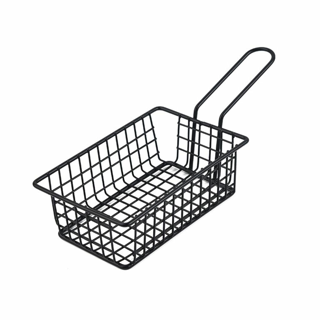 Набор для выпечки, Американская креативная корзина для картошки фри - прямоугольная черная