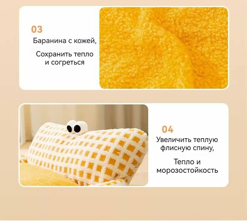 Домик для собаки и кошки, будка для животных мелких пород, дом лежанка для собак и кошек,700*550, синий