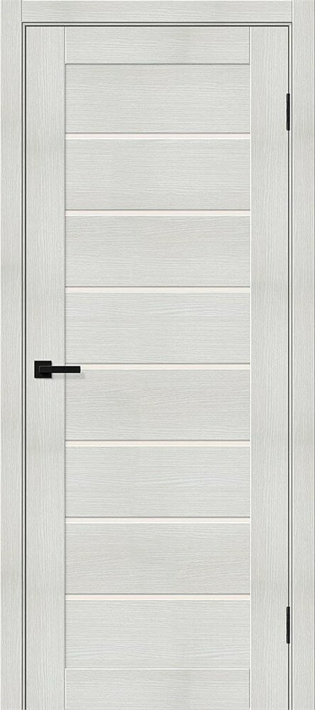 BRAVO Межкомнатная дверь 190*60, Браво-22, Bianco Melinga / Magic Fog , Эко Шпон 190*60 Bianco Melinga