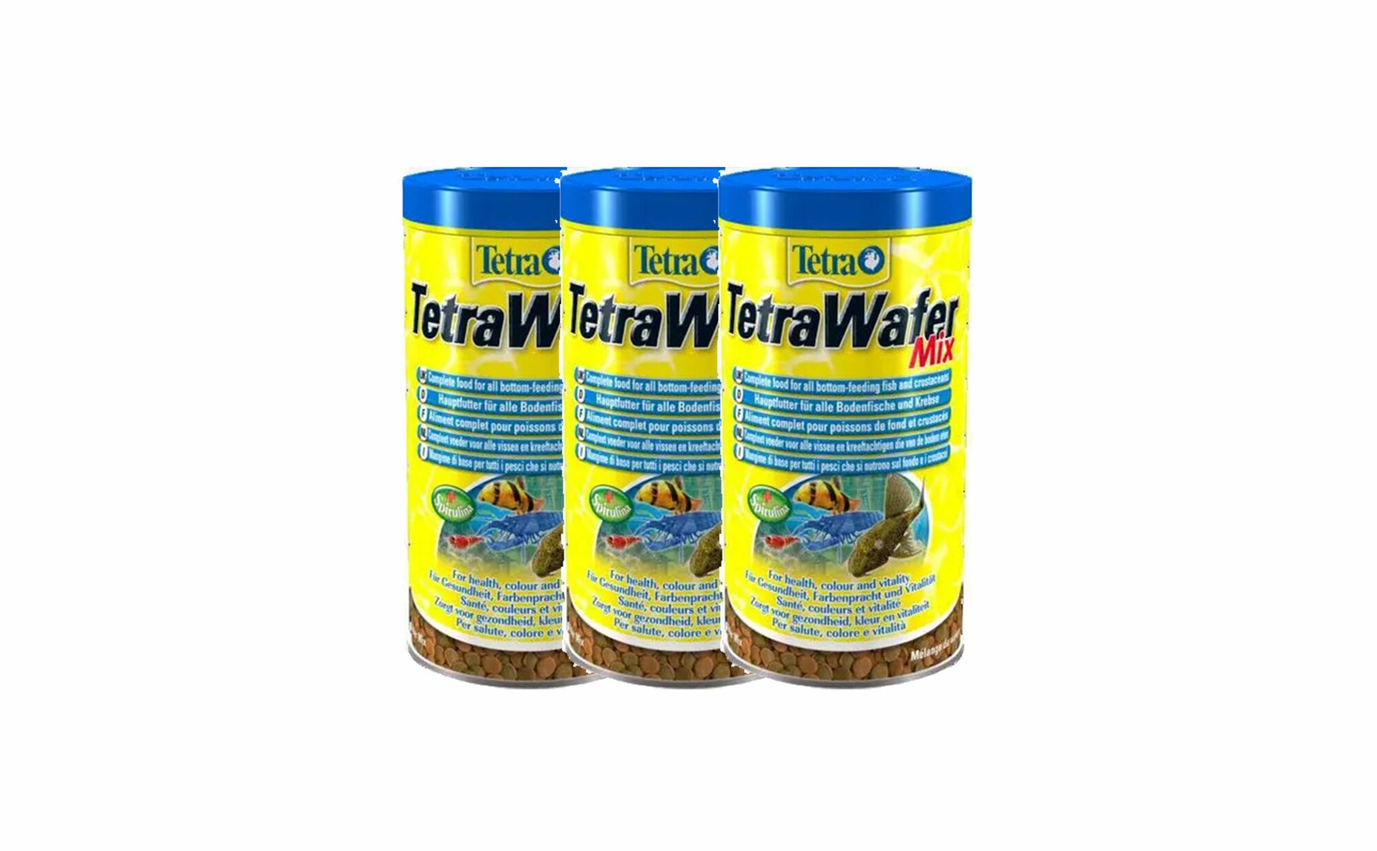 TetraWaferMix корм-чипсы для всех донных рыб 1 л х 3 шт.